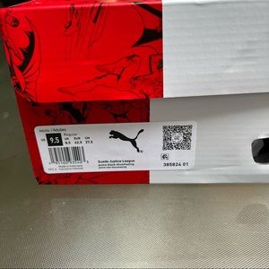 Puma | Shoes | New Puma Suede Justice League Sneakers Sz 95 Black Suede ...